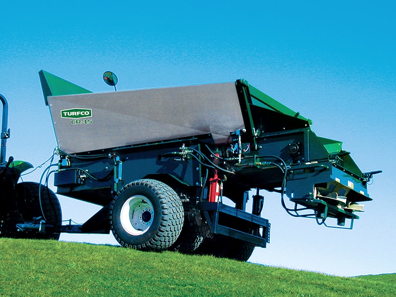 CR-15 Large Area Topdresser & Material Handler - Turfco